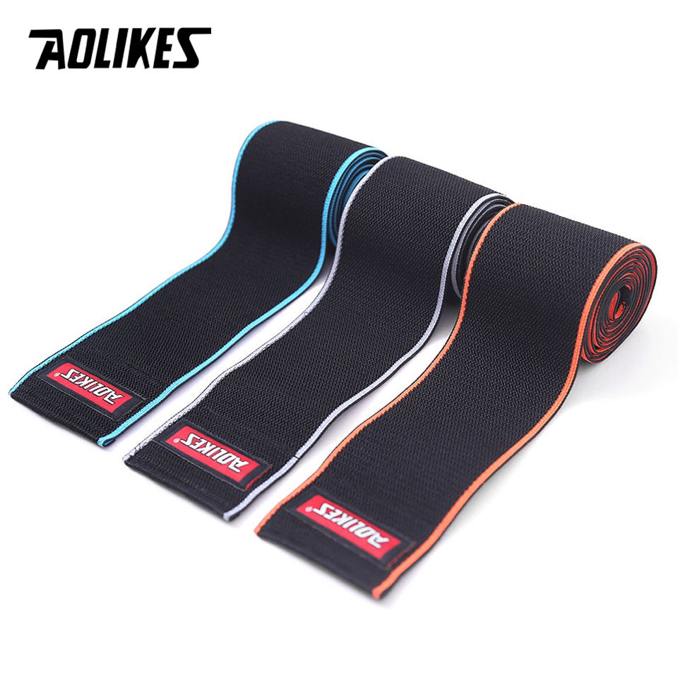 AOLIKES 1PCS Men Women Compression Elastic Support Sports Knee Wraps ...