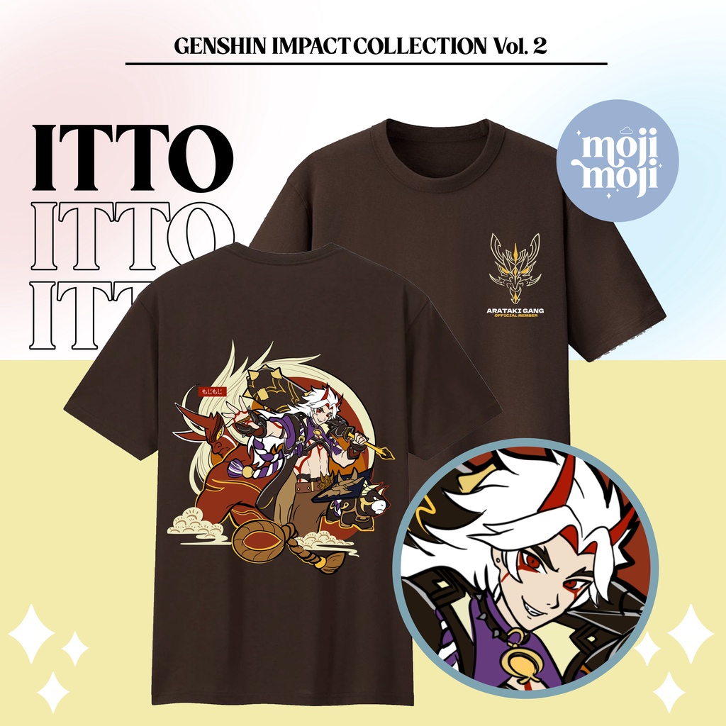 GENSHIN IMPACT - ITTO Shirt in Brown/Black | Shopee Philippines