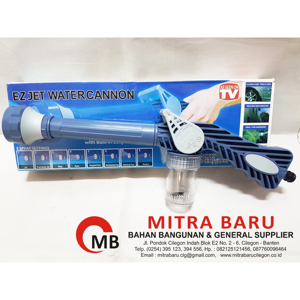 Water CANON Spray Water Spray with 8 Models EZ Jet Water Cannon ...