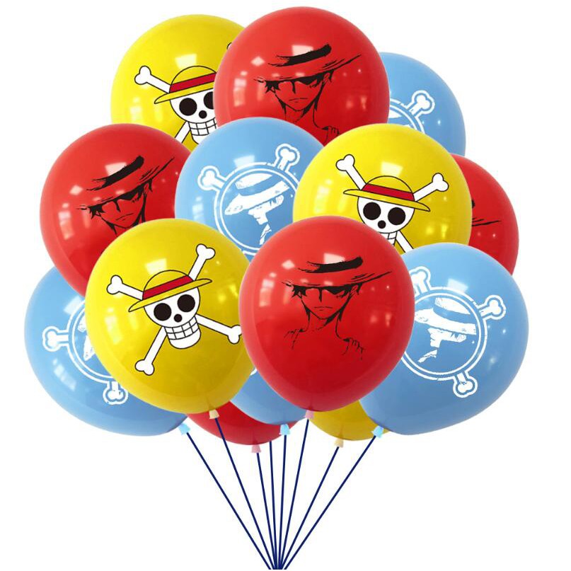 20Pcs One Piece Theme Birthday Party Balloon Party Decoration | Shopee ...