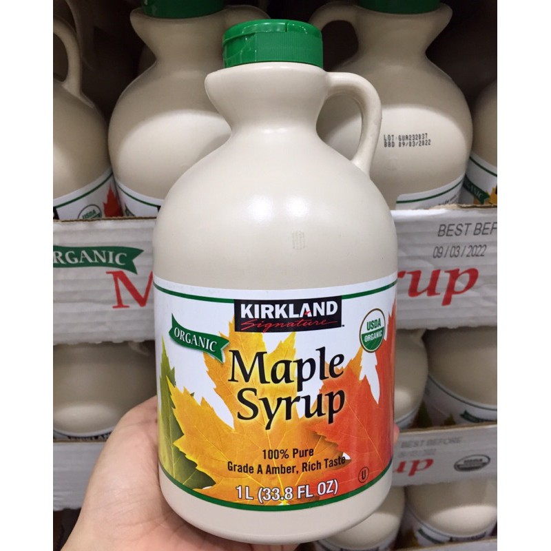 Kirkland Signature Organic Maple Syrup 1L | Shopee Philippines