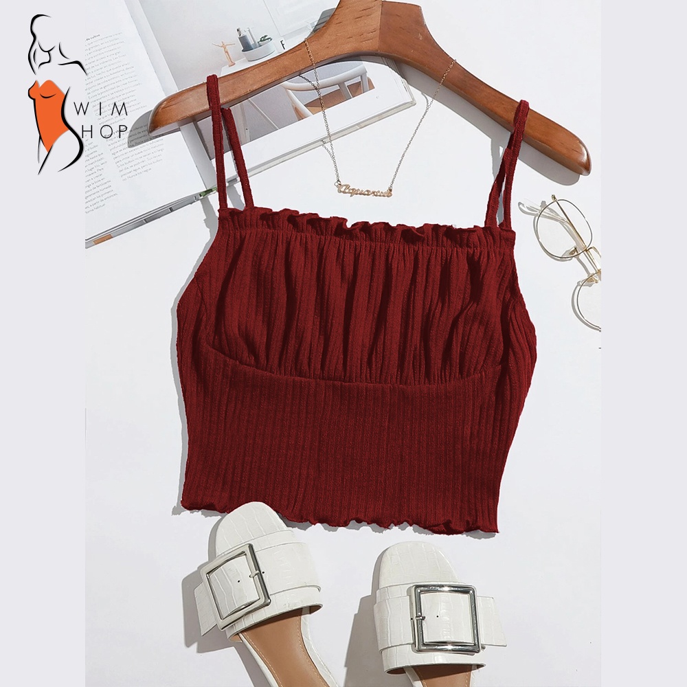 SS Ruched Garter Crop Top Knitted Tops | Shopee Philippines