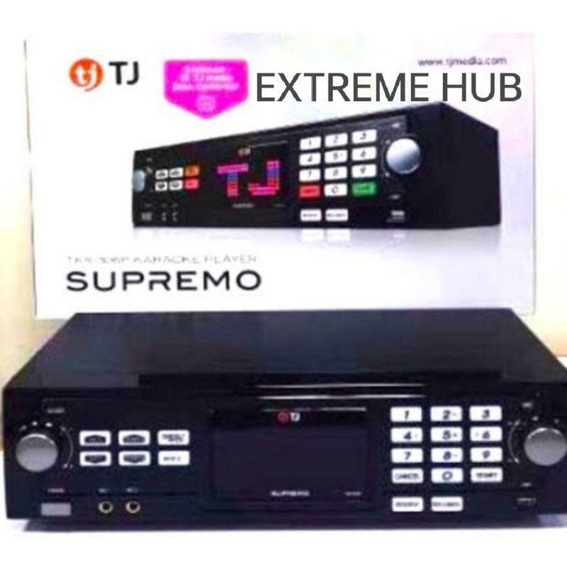 TJ MEDIA SUPREMO TKR-306 1TB HDD KARAOKE PLAYER OVER 19,000+++ SONGS ...