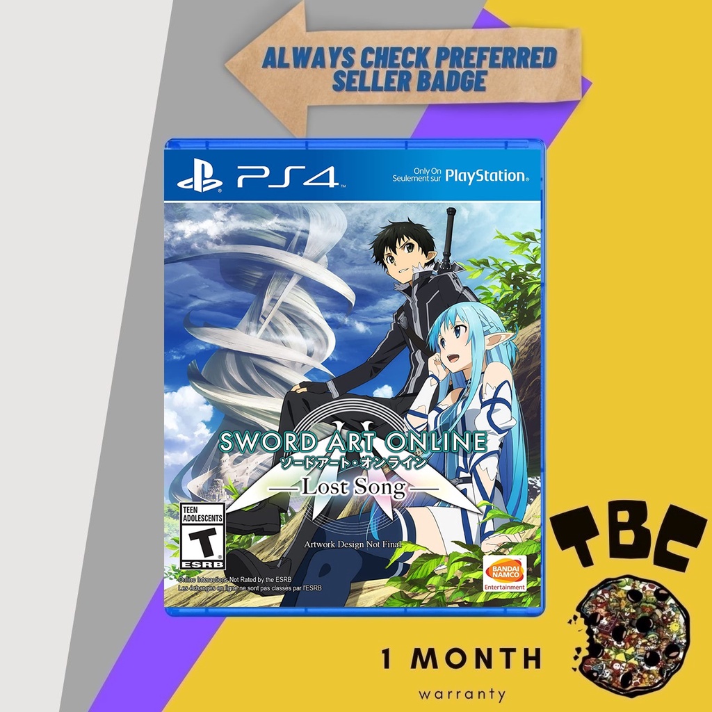 PS4 Sword Art Online Lost Song- Playstation 4 [R1] | Shopee Philippines