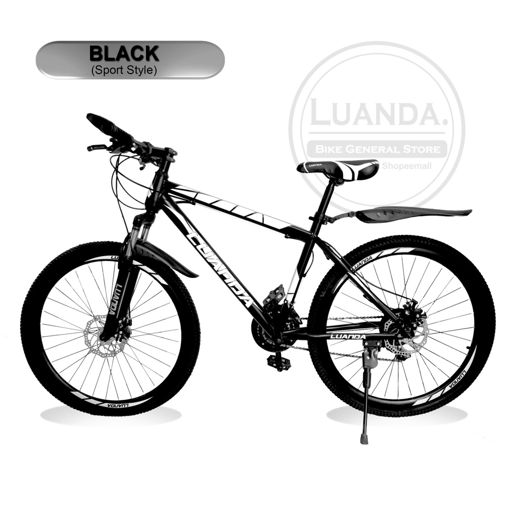 LUANDA Mountain Bike 26 Inch High Carbon Steel Adult Bicycles Shimano ...