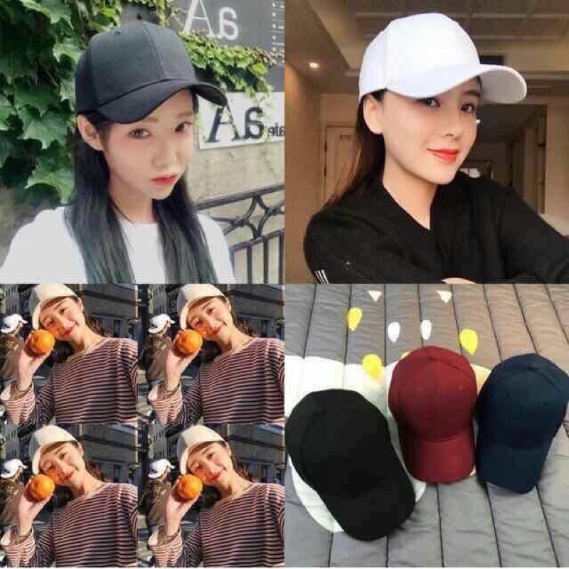 Plain baseball cap (Unisex) | Shopee Philippines