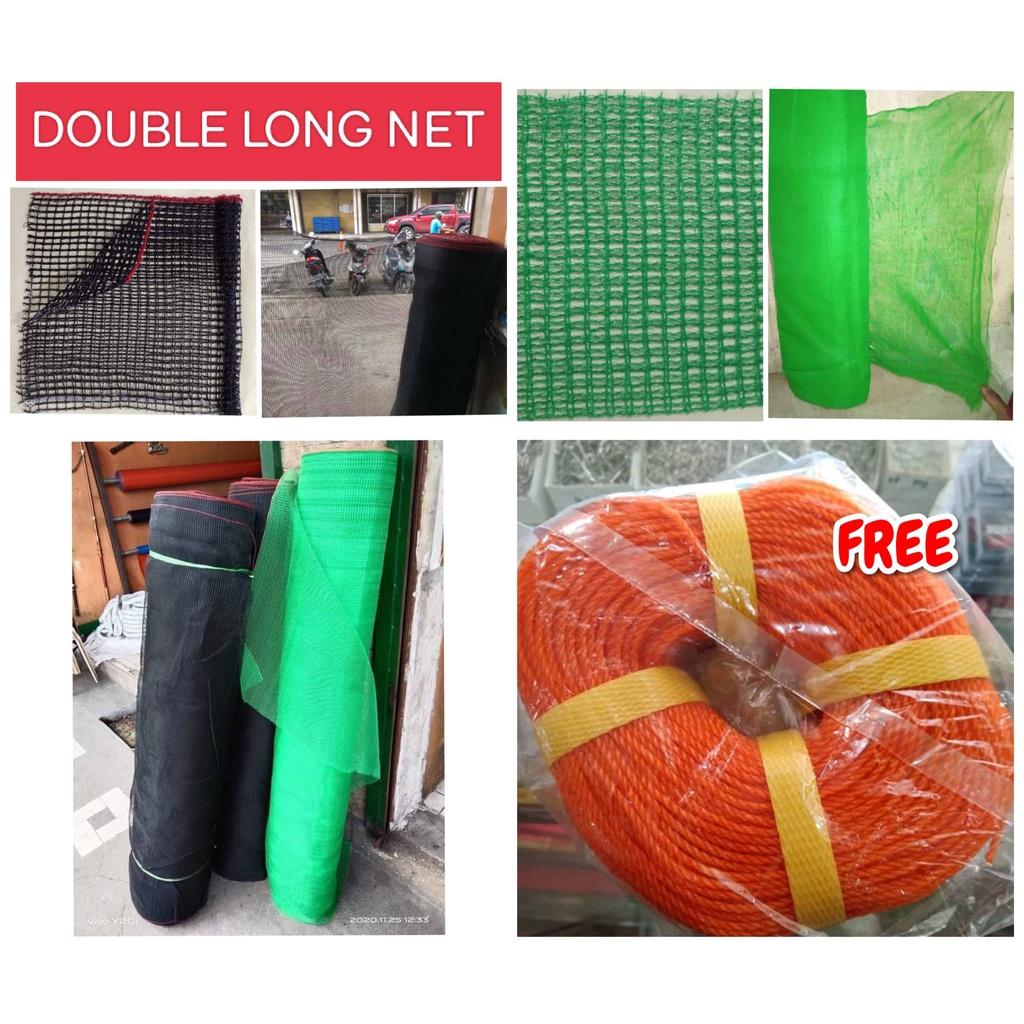 Double Net long 8feet. 90meters use shading for gardening, flowers and ...