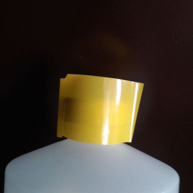 1,000pcs 350ml 500ml 1L pet cap seal yellow plain 54x30 gin bottle seal ...