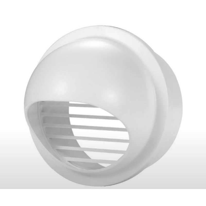 PLASTIC PVC VENTILATION CAP | VENT CAP 4" WATERPROOF LOUVER GRILLE ...