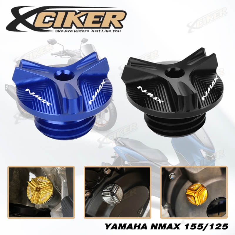 YAMAHA NMAX 155/125 Motorcycle Engine Oil Filler Cap CNC Aluminum Oil ...