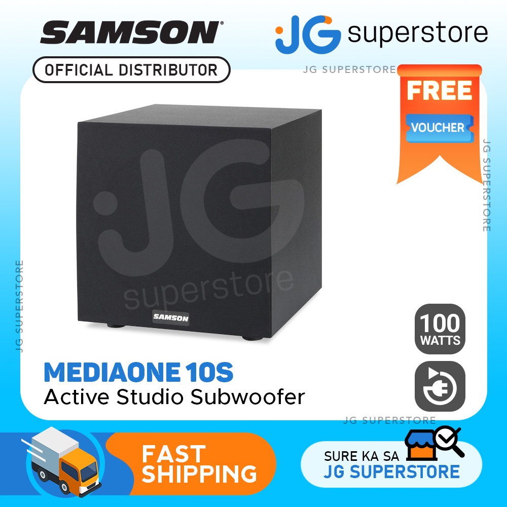 Samson MediaOne 10S Active Studio Subwoofer 100W Power - Frequency ...