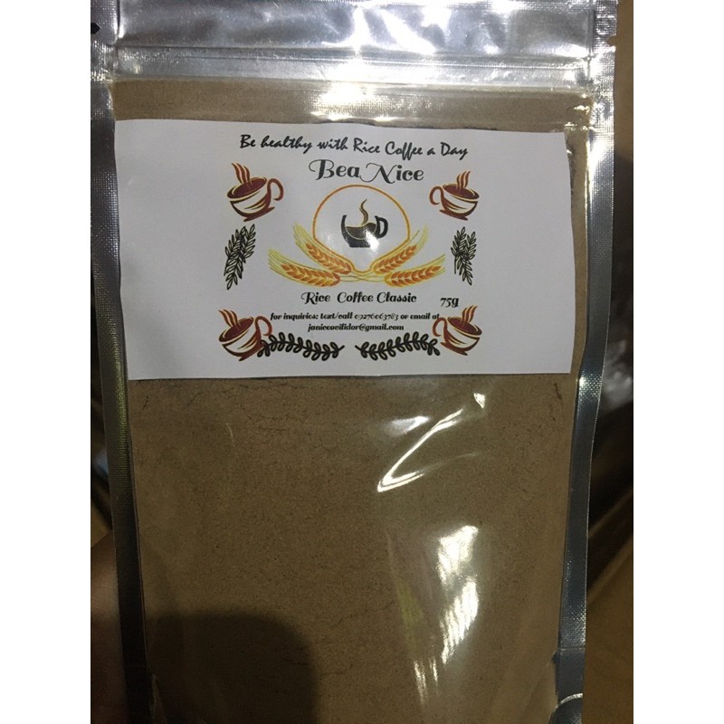 Black Rice Coffee and Rice Coffee Classic 75g | Shopee Philippines