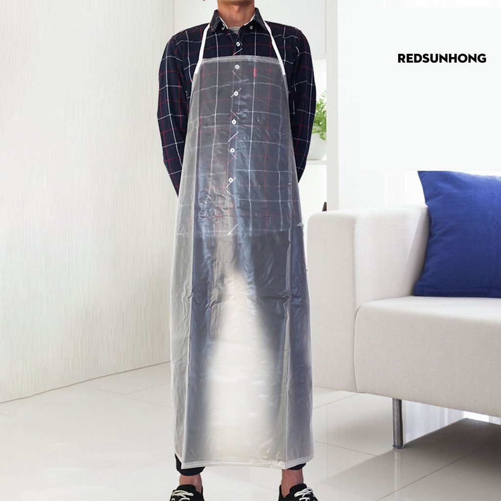 RSH. Waterproof Transparent Clear PVC Apron Kitchen Restaurant ...