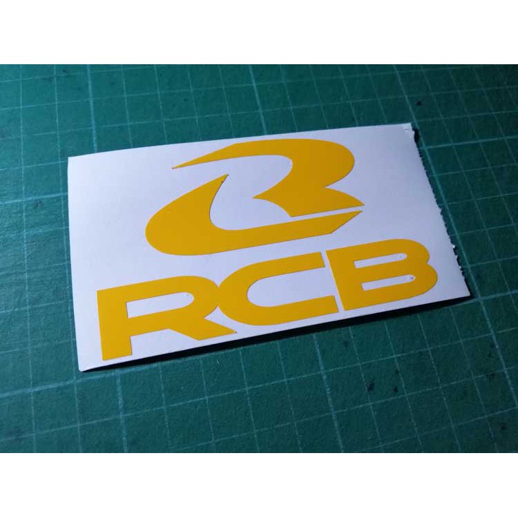 RCB STICKER COLORED (NON-REFLECTIVE) | Shopee Philippines