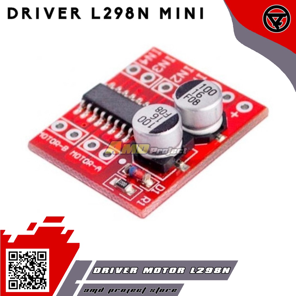 Mini L298N Motorcycle Driver Module Small DC Stepper Driver Module L298 ...
