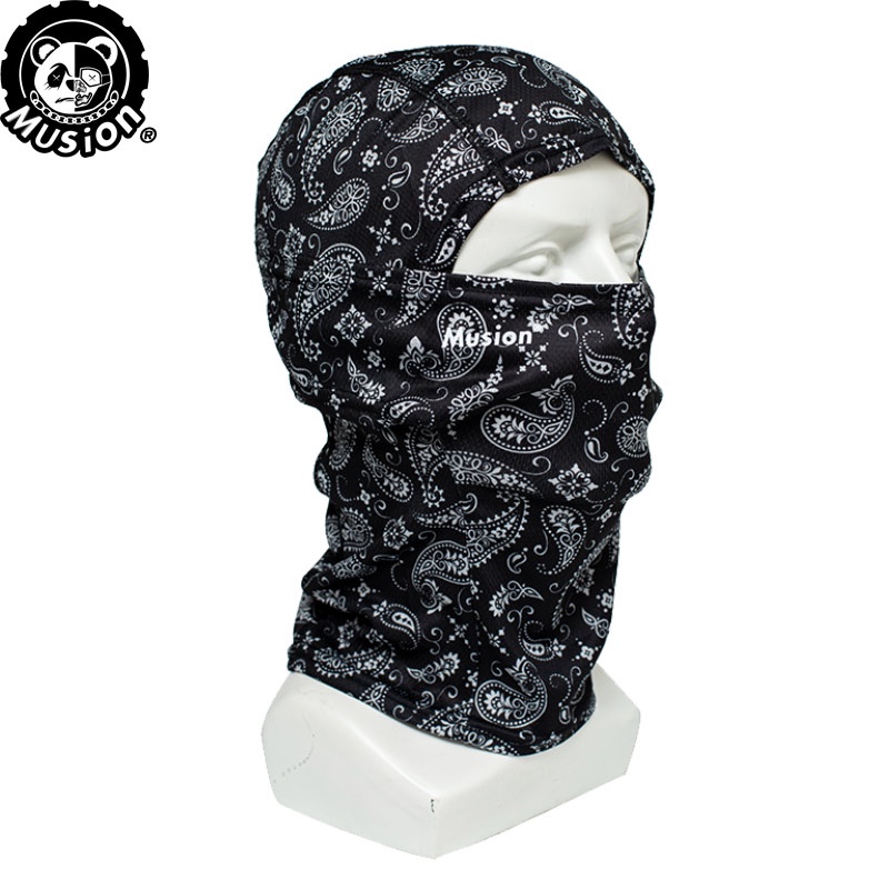 Musion Original Balaclava Tube Mask Motorcycle Fashion Print Face Mask ...