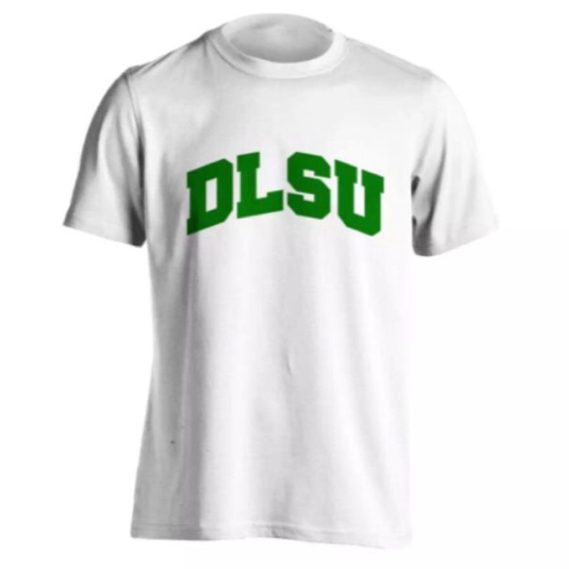 DLSU Shirt De La Salle University UAAP NCAA Shirt (White) | Shopee ...