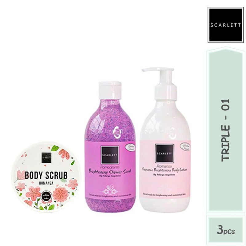 Scarlett Triple Combo Body Care By fellicya Angelista (FREE BOX ...