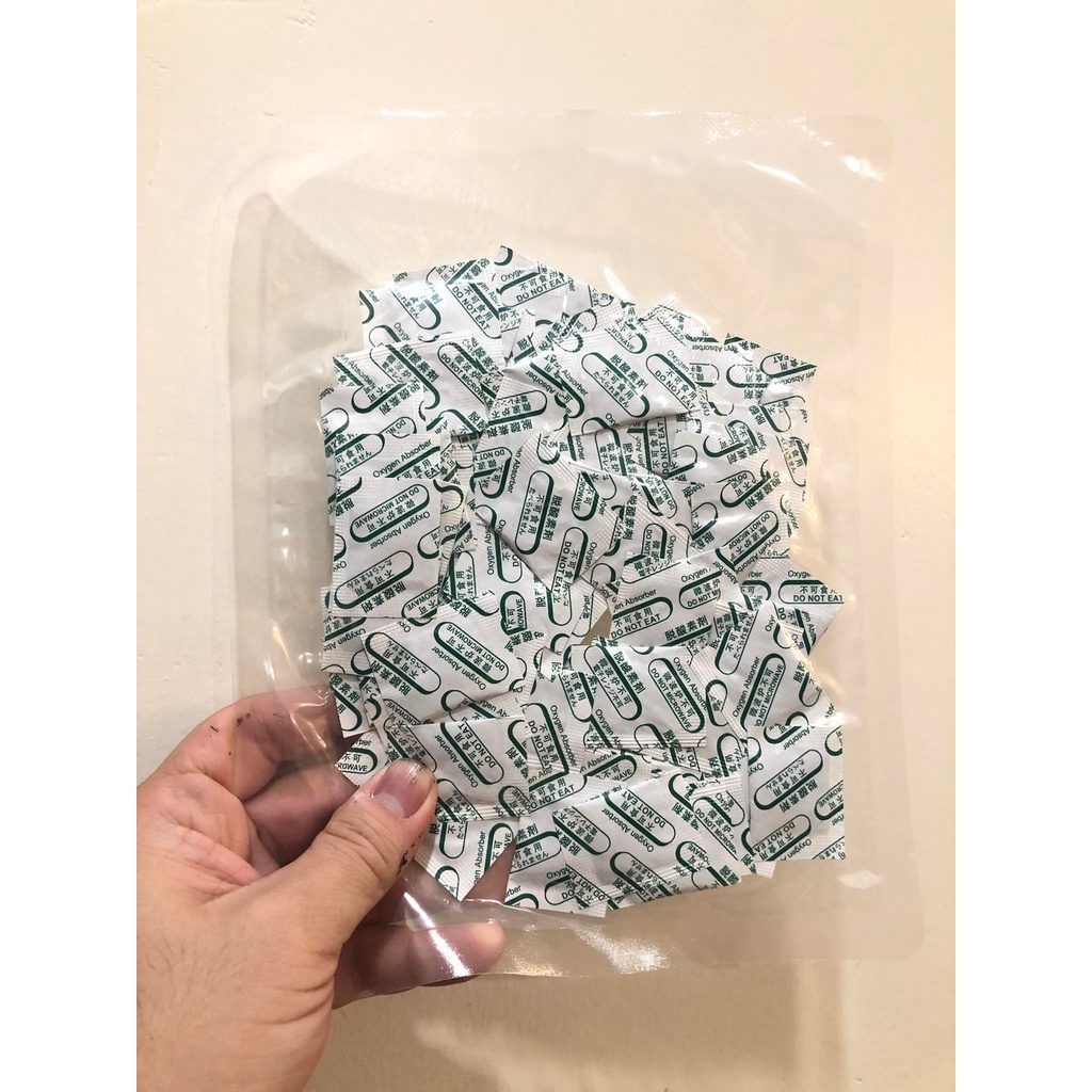 30cc Oxygen Absorber Packs Food-Grade Non-Toxic - 100 Pack | Shopee ...