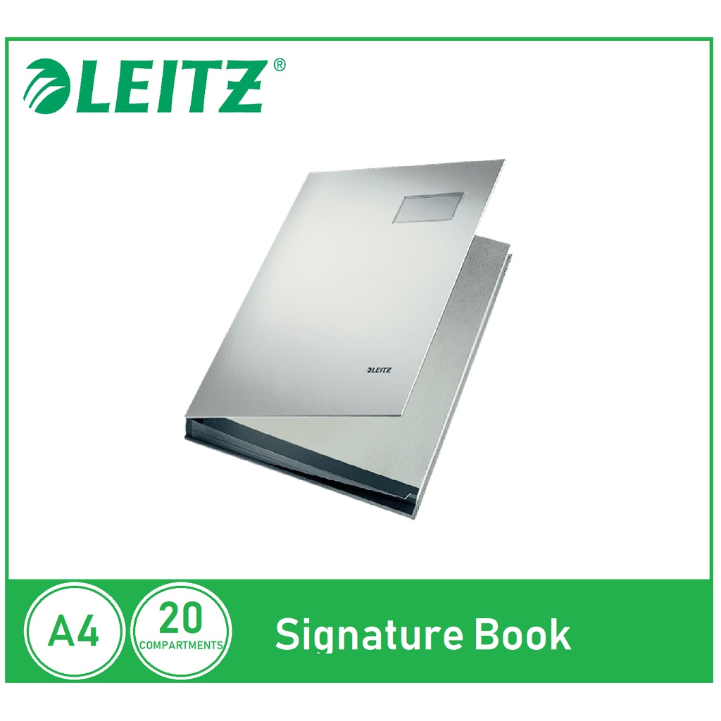 LEITZ 5700 Signature Book 20 Compartments A4 - Made in Europe | Shopee ...