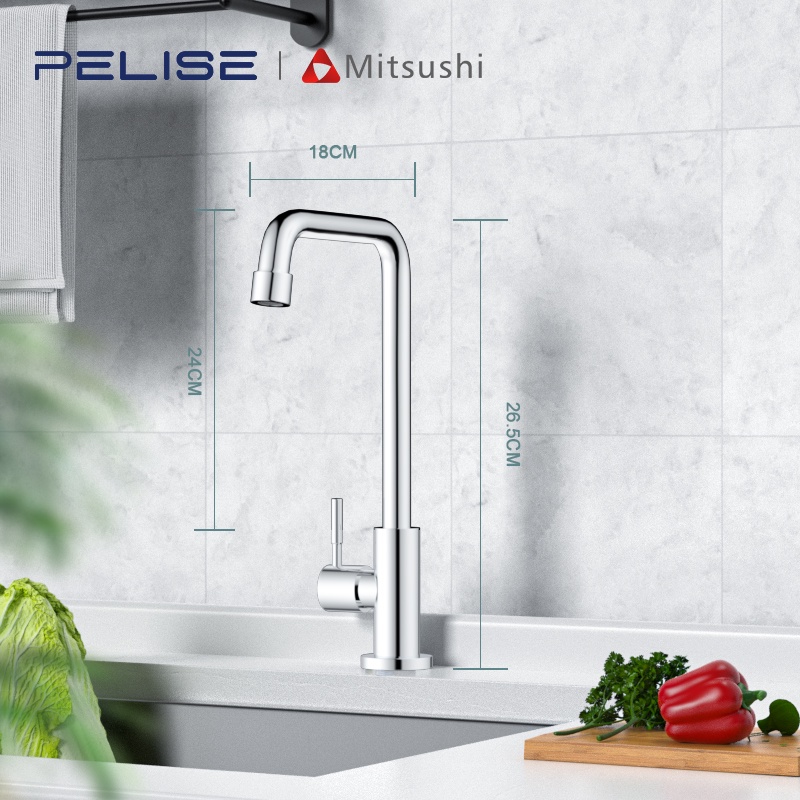Pelise Faucet Kitchen Sink Faucets Stainless Way Faucets Home ...