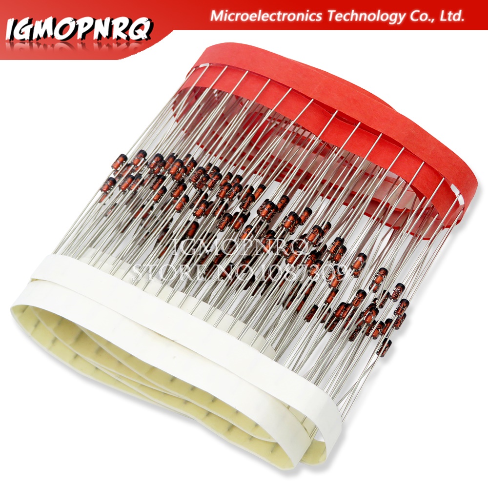 100pcs 0.5W Zener diode 500MW DO-35 1/2W BZX55C 2.4V 2.7V 3V 3.3V 3.6V ...
