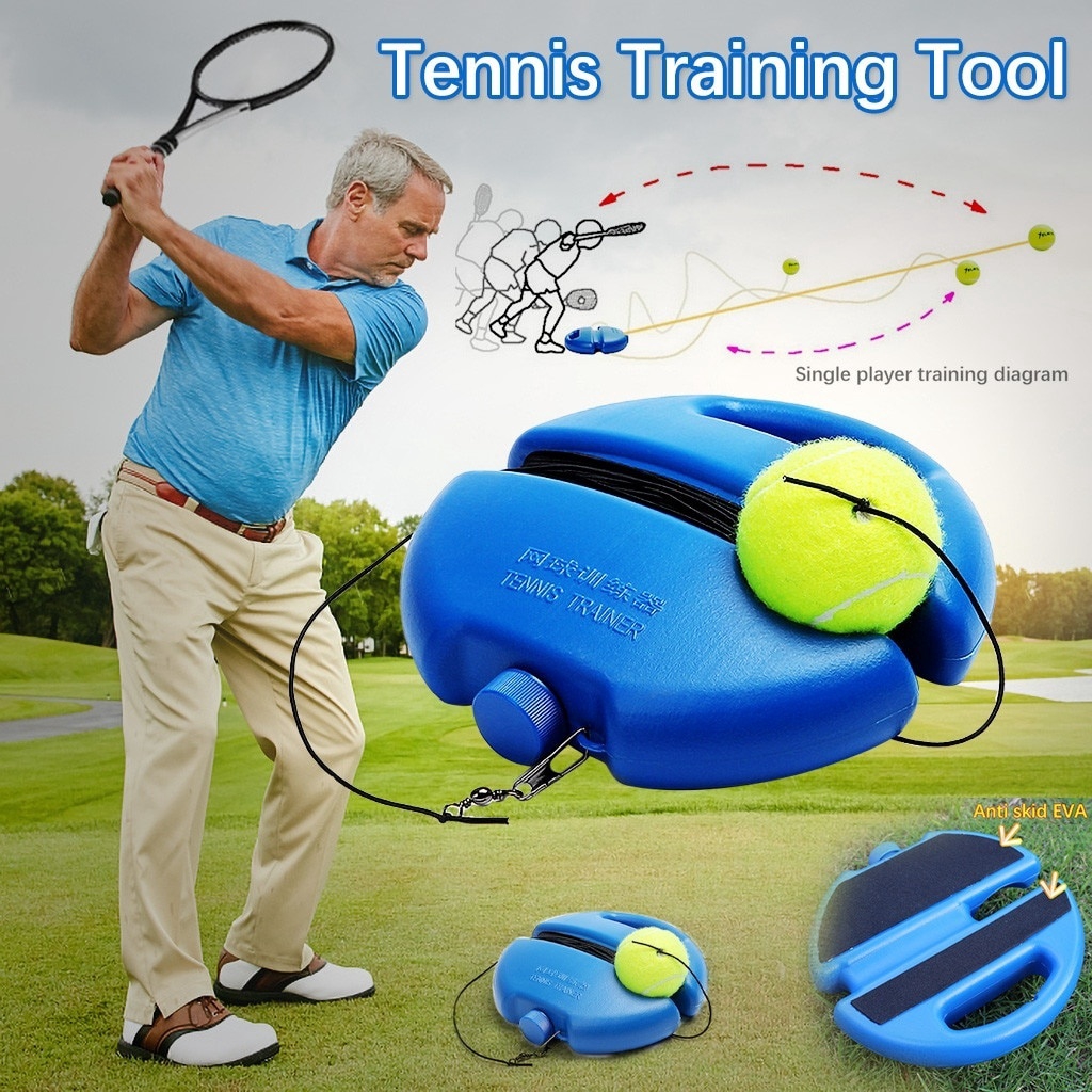 Heavy Duty Rebound Ball Tennis Trainer, Tennis Trainer Tennis Practice ...