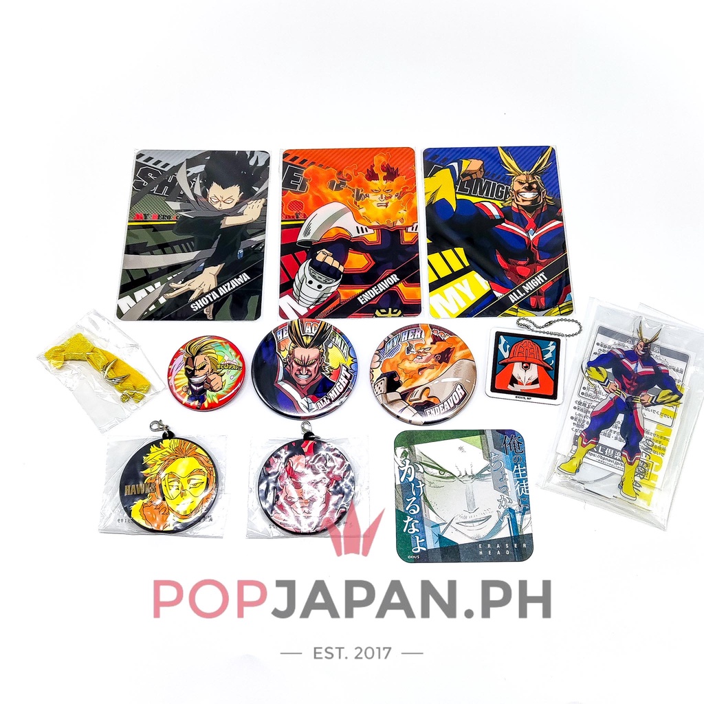 My Hero Academia Boku No Hero All Might Hawks Eraserhead Anime Merch ...