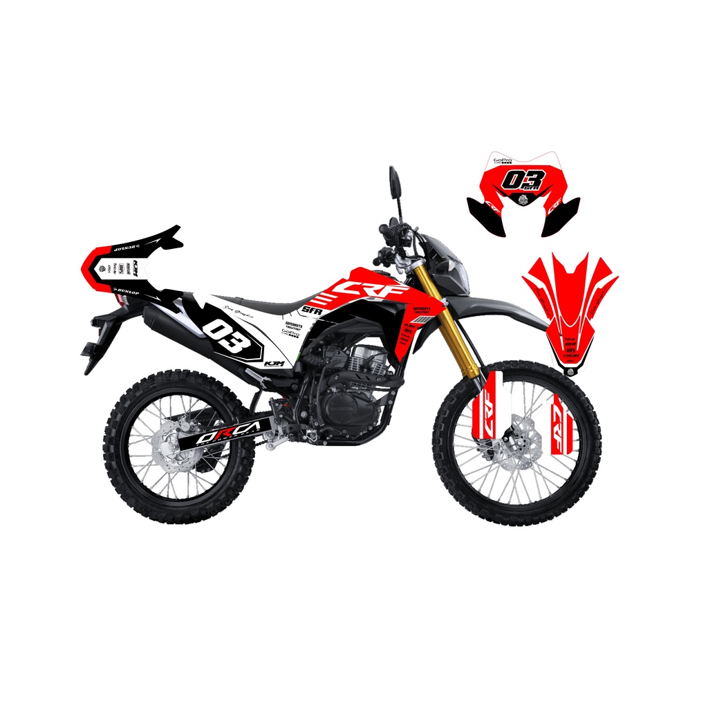 Honda CRF 150l Sticker Decal | Crf sticker decal | Shopee Philippines