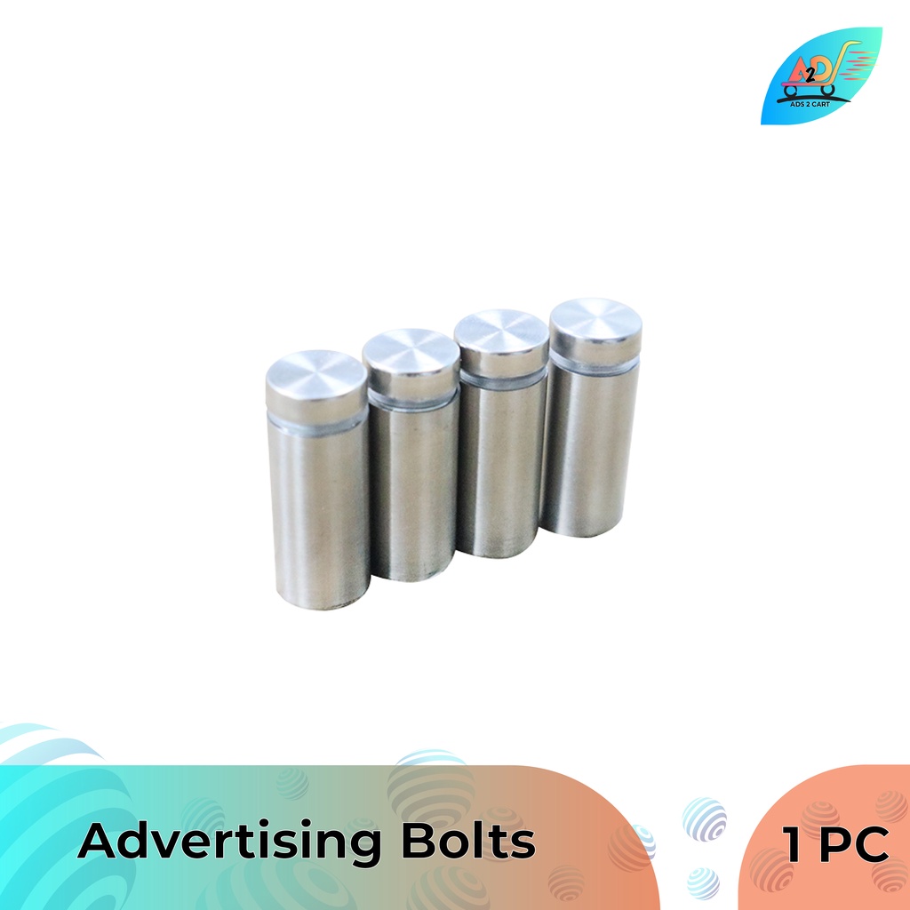 ADS Advertising Bolts l Stand Off mount bolt Acrylic Board l Acrylic ...