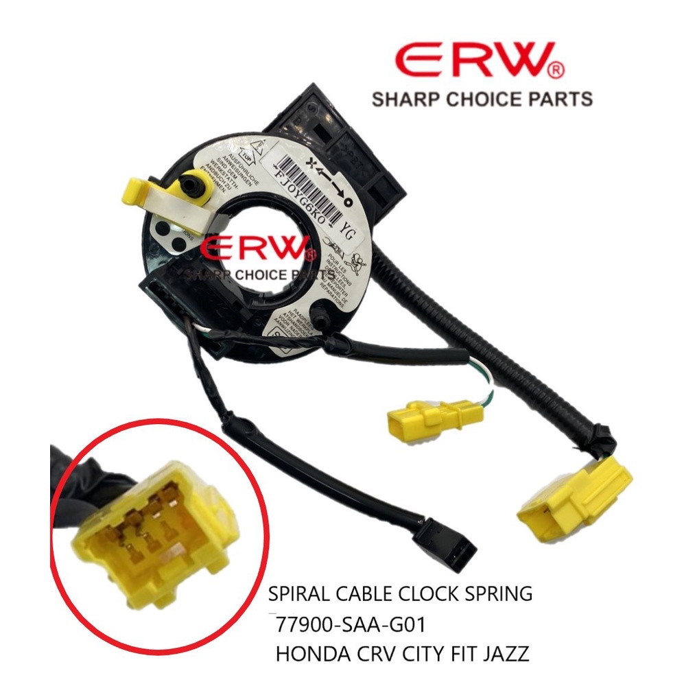 SPIRAL CABLE CLOCK SPRING ( 77900-SAA-G01 ) HONDA FIT CRV 2005-2006 JAZZ CITY | Shopee Philippines