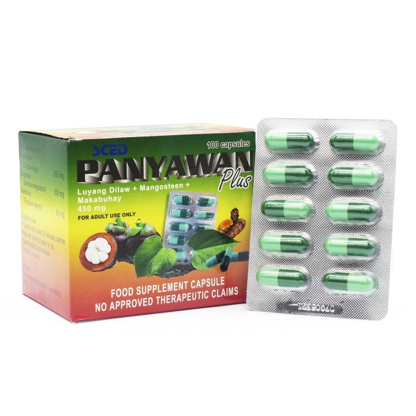 Panyawan Plus Capsule (Luyang Dilaw, Mangosteen and Makabuhay) | Shopee ...