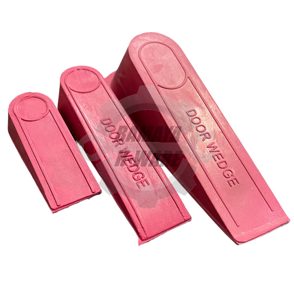 Red Rubber Door Wedge Stopper. Rubber Door Wedge. Getah Pintu Bilik ...