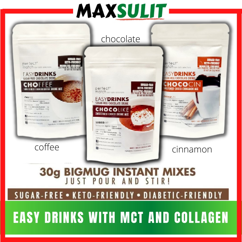 Choco Drink Mix | EasyDrink Choco, Coffee and Cinnamon 30g | Shopee ...
