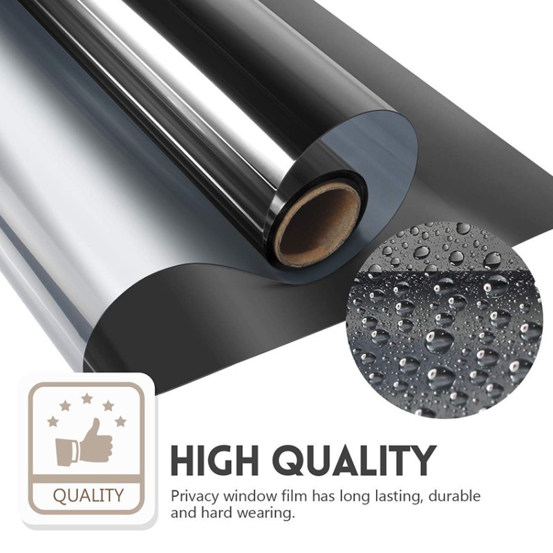 Window tint film 60*100cm silver privacy window glass Tinted sticker ...