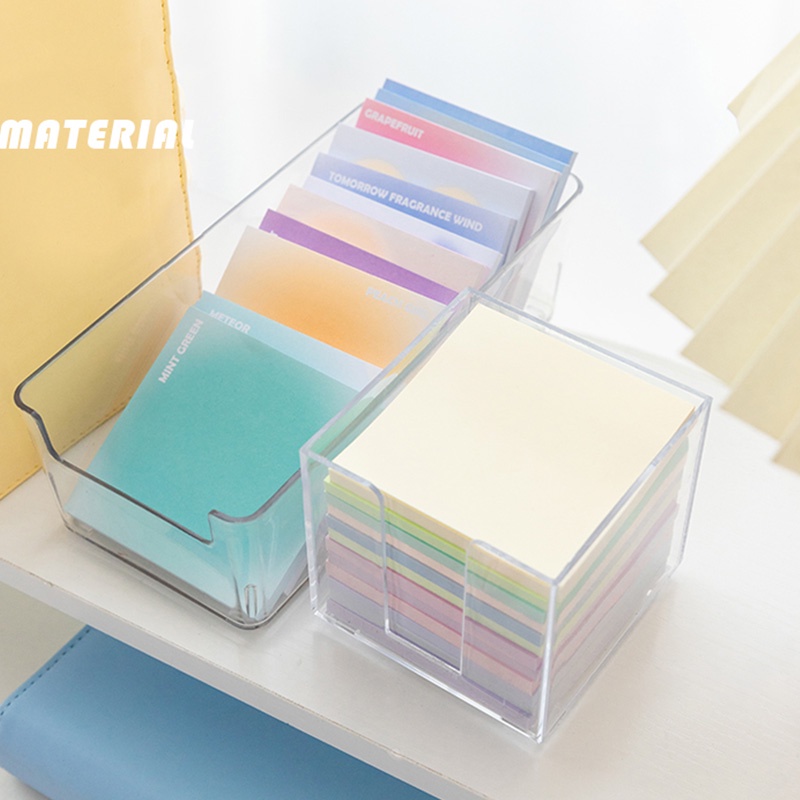 Simple Transparent Acrylic Storage Box Student Desktop Large Capacity ...