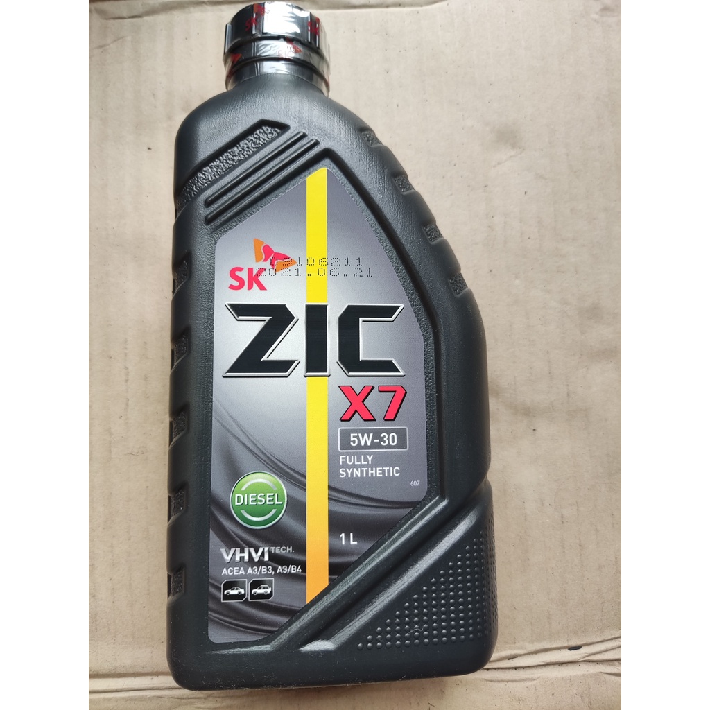 Zic X7 5W-30 Fully Synthetic Diesel 1 Liter | Shopee Philippines