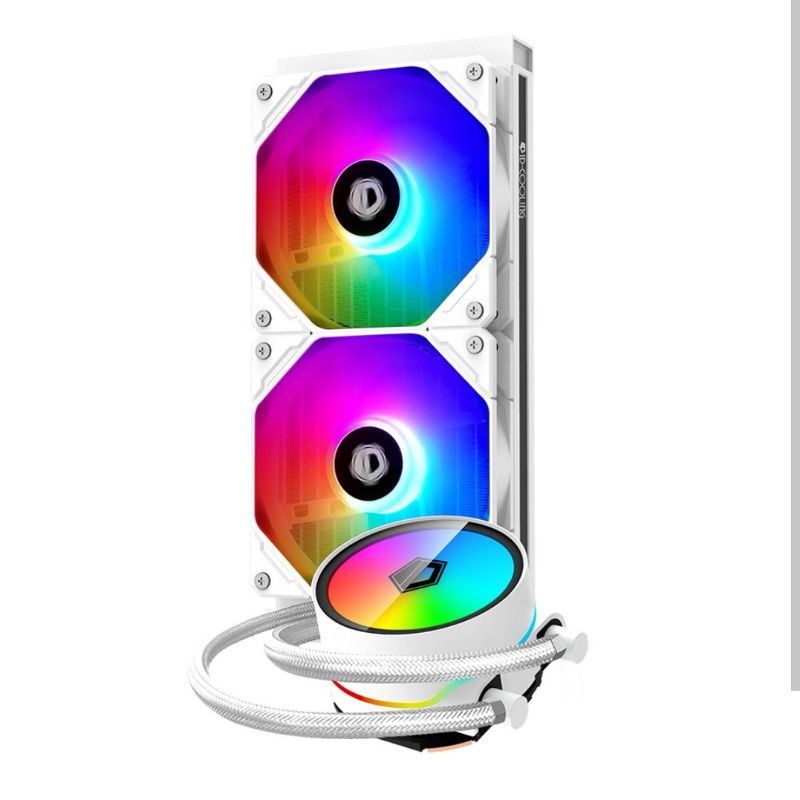 IDCooling Zoomflow 240XT V2/ 360XT Black/White /FrostFlow SNOW ARGB AIO CPU Liquid Cooler Id ...