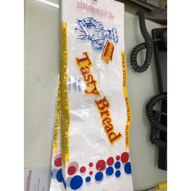 5x100’s Tasty Plastic 9x18 Opaque Tasty Bread Calypso 100’s | Shopee ...
