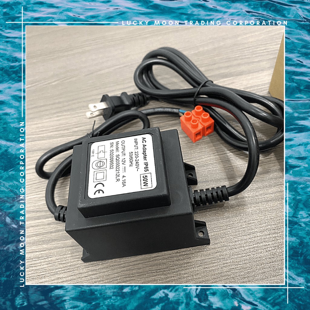 LMTC Swimming Pool Supplies Step Down Transformer 50 Watts/ AC Adapter ...