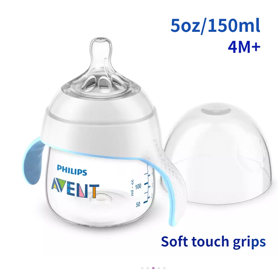 Philips Avent Natural Feeding Bottle With Soft Touch Grips | Shopee ...
