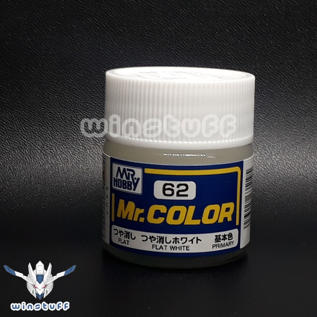 Mr Color 62 Flat White Lacquer Gundam Paint Mr Hobby | Shopee Philippines