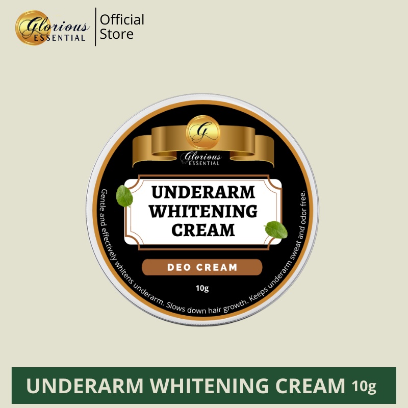 Glorious Essential Underarm Whitening Cream 10g | Shopee Philippines