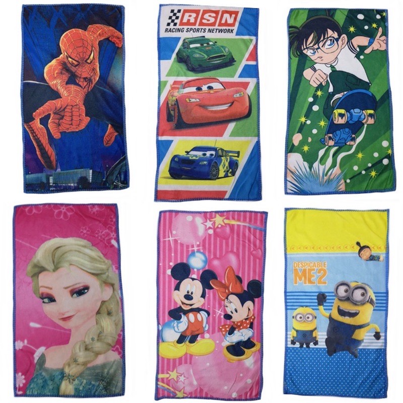 12 Pieces Cartoon Character Towel Hand Towel Face Towel 28*52cm ...