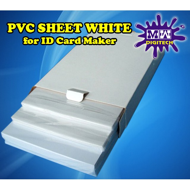 PVC ID White - A4 - 5 sets, PVD Sheet, PVC ID Printable | Shopee ...