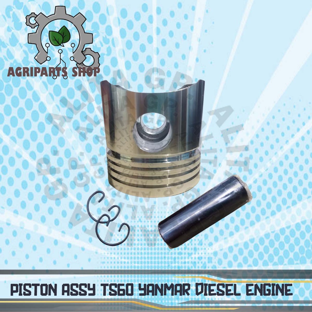 Piston Assy TS50 TS60 TS70 TS105 TS130 SS10 S11 TS180 Yanmar Diesel ...