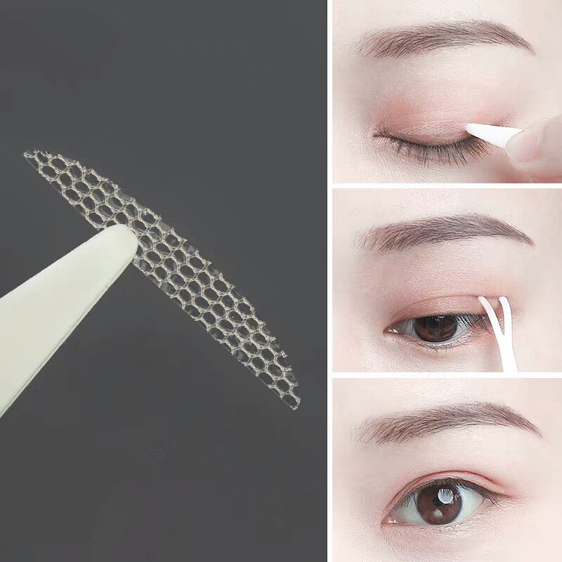Makeup ToolsDisposable Lace Double Eyelid StickerInvisible Natural Mesh ...