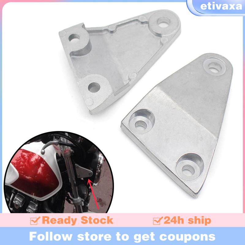 [Welcome] 1 Pair of Aluminum Motorcycle Headlights with Fixed Frame ...