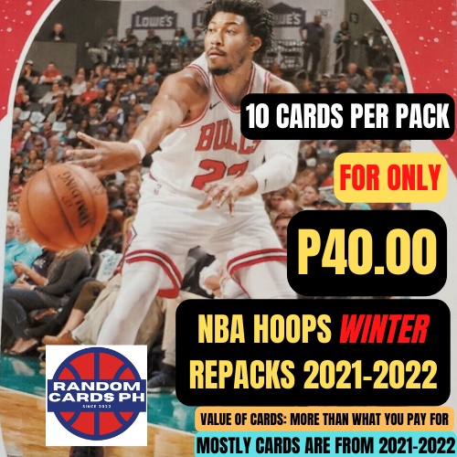 NBA HOOPS ALL WINTER REPACK 2021-2023 (10 WINTER CARDS/PACK, BUY 2PACKS ...