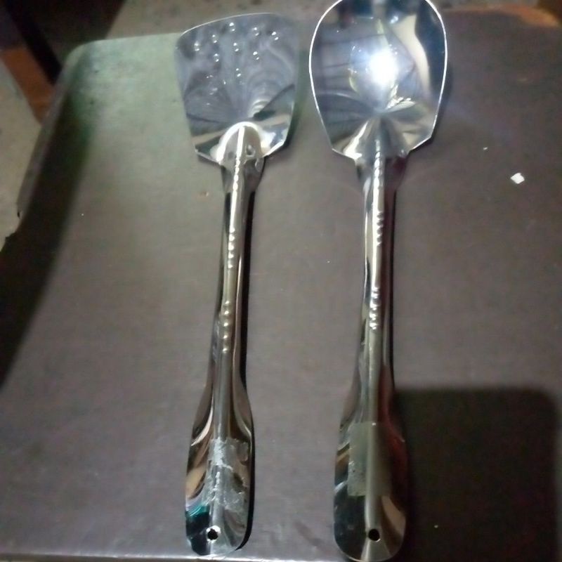 Stainless steel sandok and sianse (1 SET) | Shopee Philippines